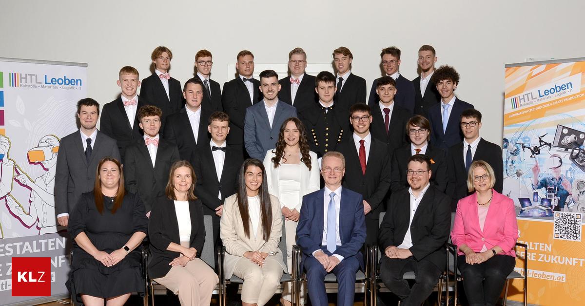 HTL Leoben: Die Maturantinnen und Maturanten haben das Zeugnis in der ...