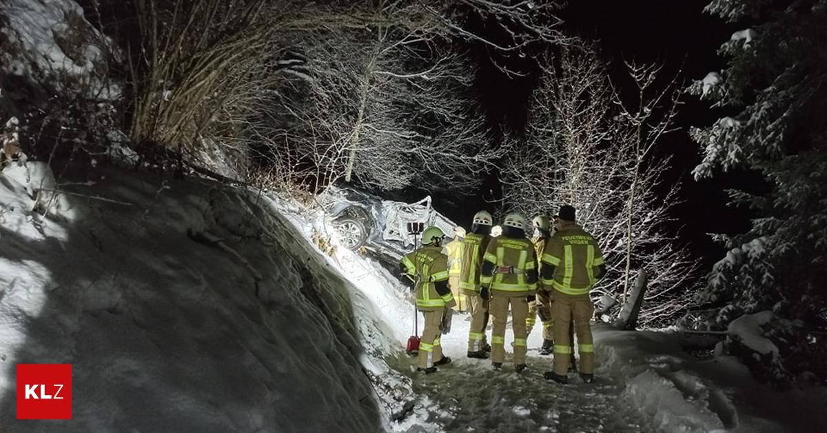 Zeuge als Lebensretter: Mit Auto 250 Meter abgestürzt: Lenker schwer ...