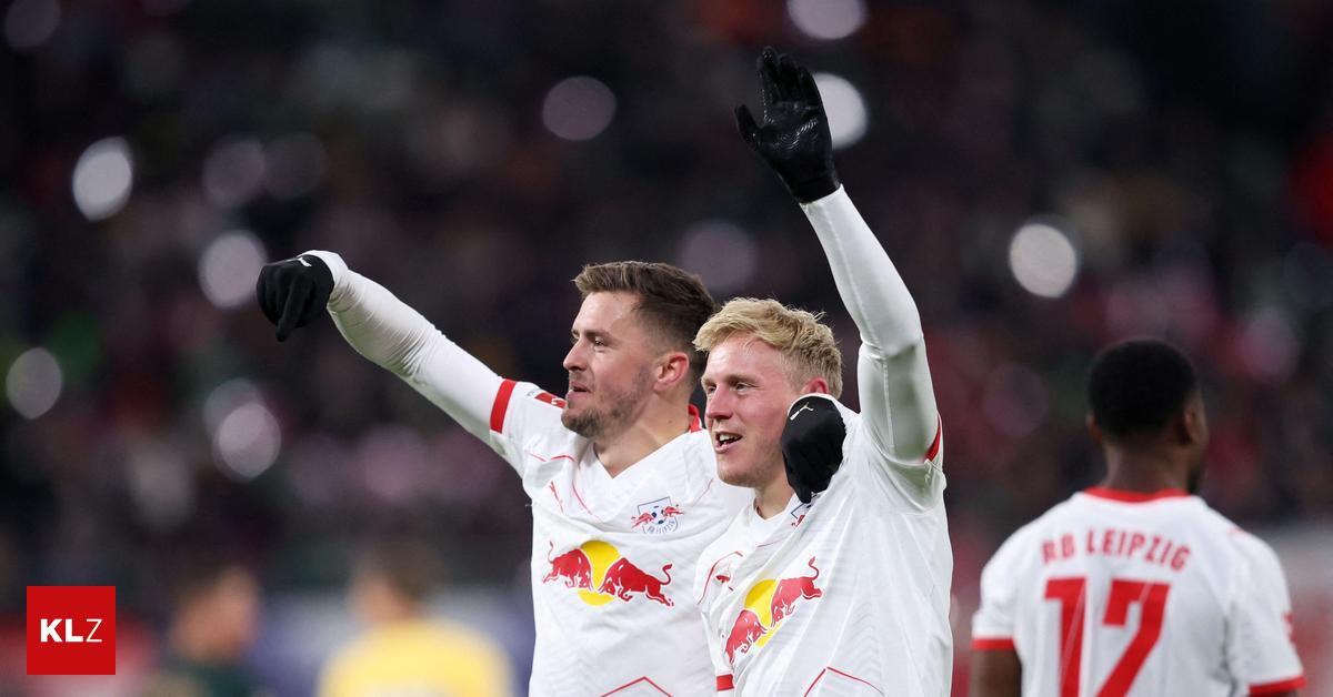 Deutsche Bundesliga: Xaver Schlager trifft bei Leipzig-Sieg im ...