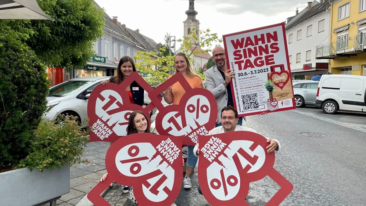 Wahnsinnstage 2023: Wie man sein Lieblingsprodukt in Leibnitz bald ...