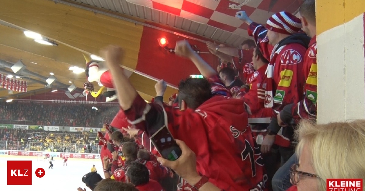 KAC Fans zuversichtlich: "Wir gewinnen die Finalserie gegen Wien"