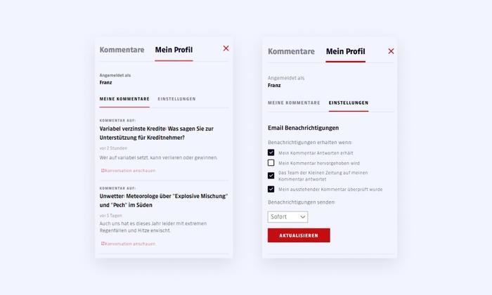 In eigener Sache: Neue Funktionen im Kommentarbereich