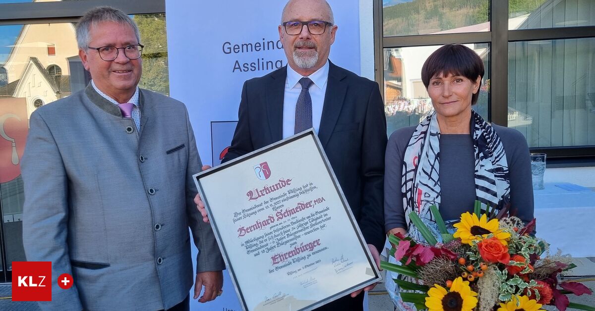 Assling: Bernhard Schneider bekam höchste Ehre