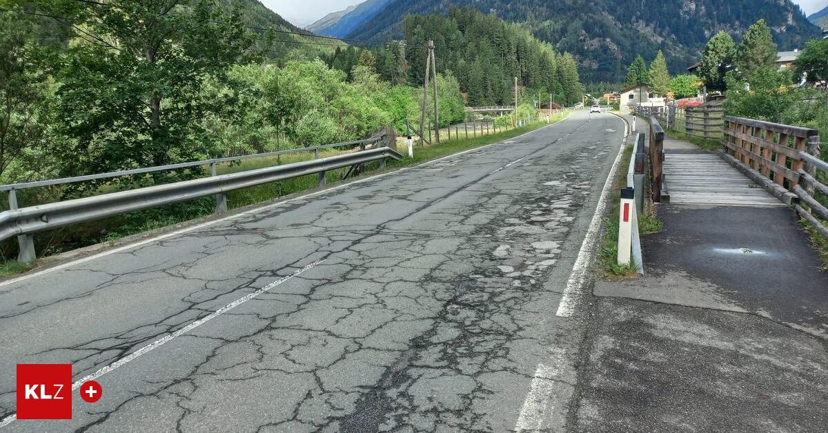 Zwei Wochen lang: Desolate Maltatal Straße wird für 300.000 Euro saniert