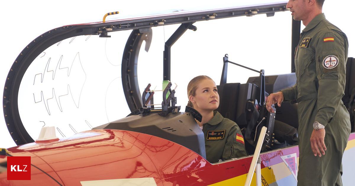 Prinzessin Leonor von Spanien begibt sich auf die Spuren von „Top Gun“