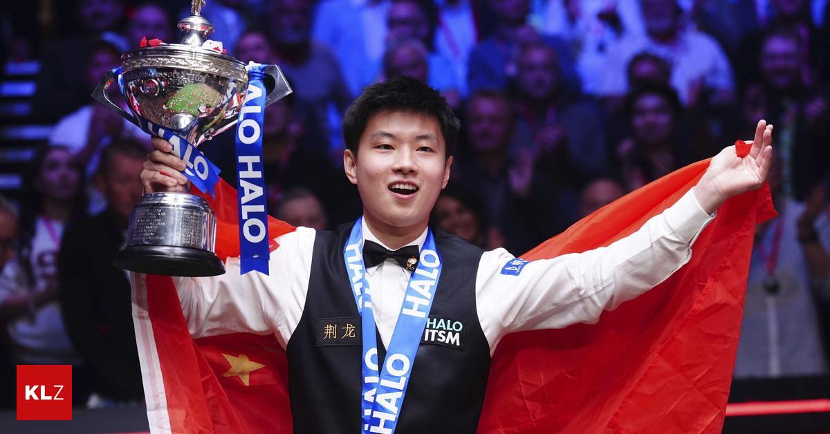 Zhao Xintong gewinnt als erster Asiate den Snooker-Weltmeistertitel