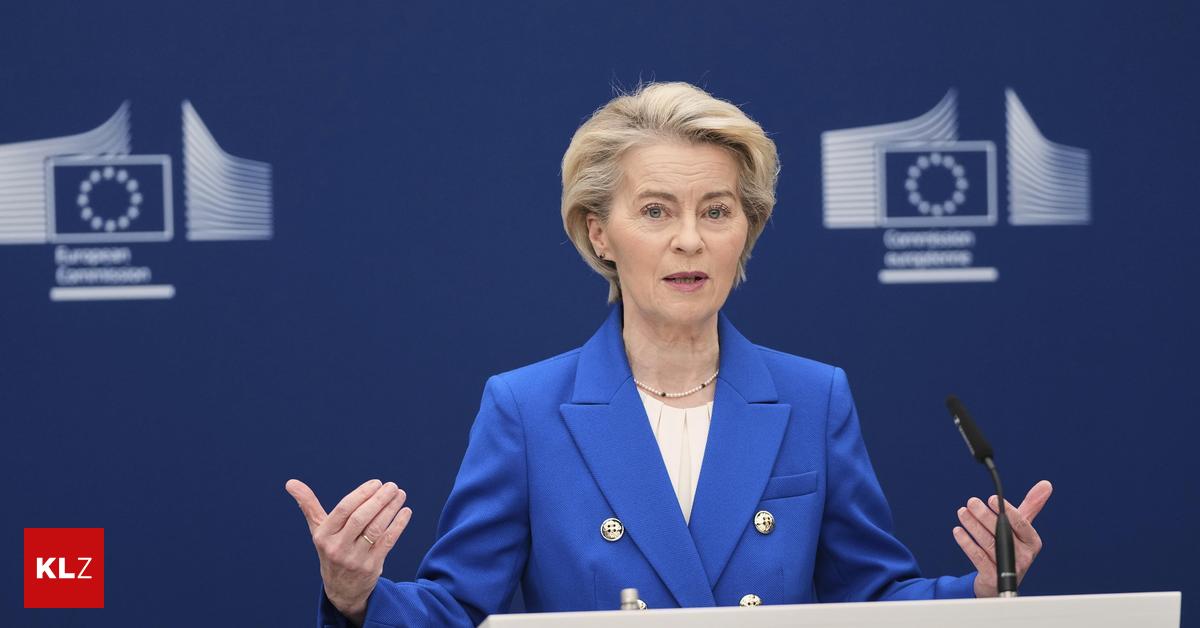 Von der Leyen schlägt Milliarden-Plan zur Aufrüstung Europas vor