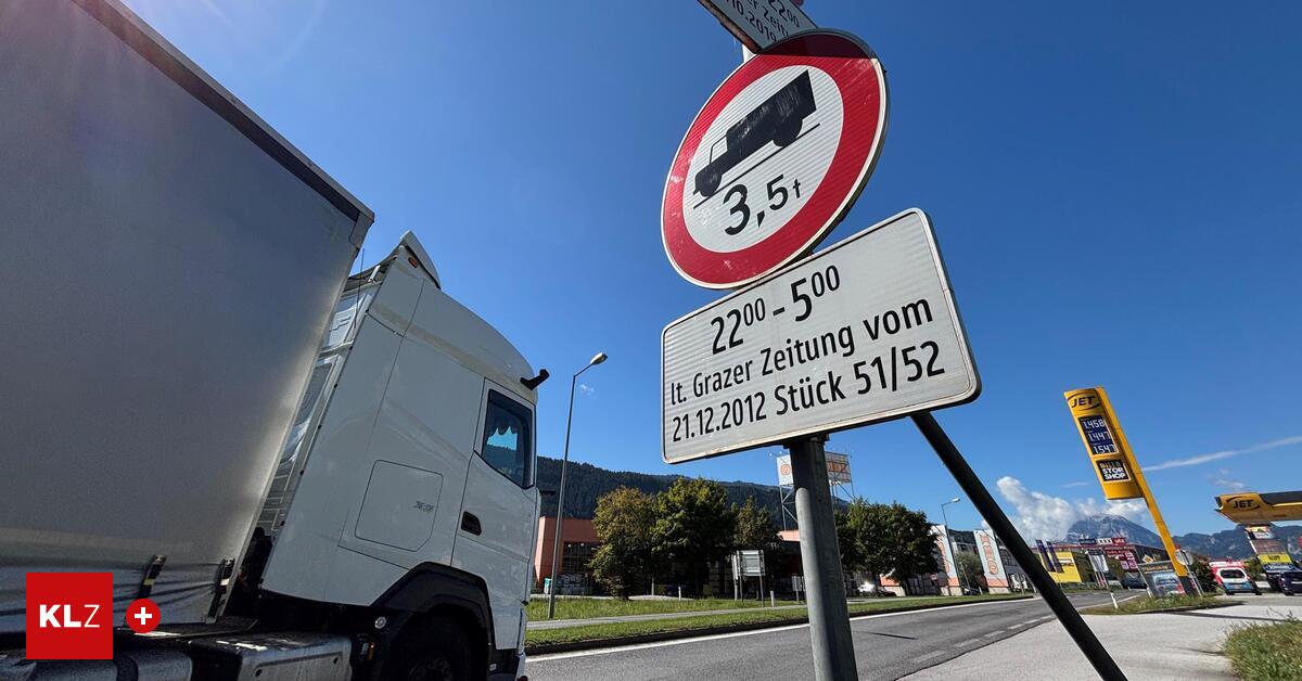 Lkw-Verbot auf B 320: Vor Ende Oktober ist keine Tafel in Sicht