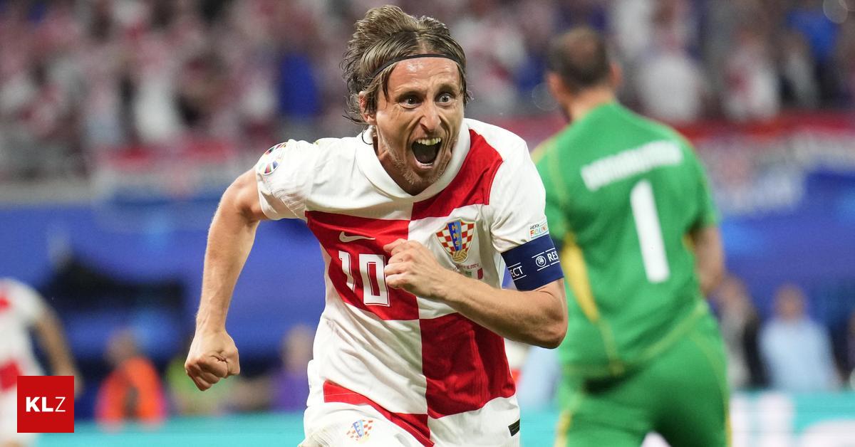 Kroatien – Italien 1:0: Luka Modric löst Ivica Vastic als ältester EM ...