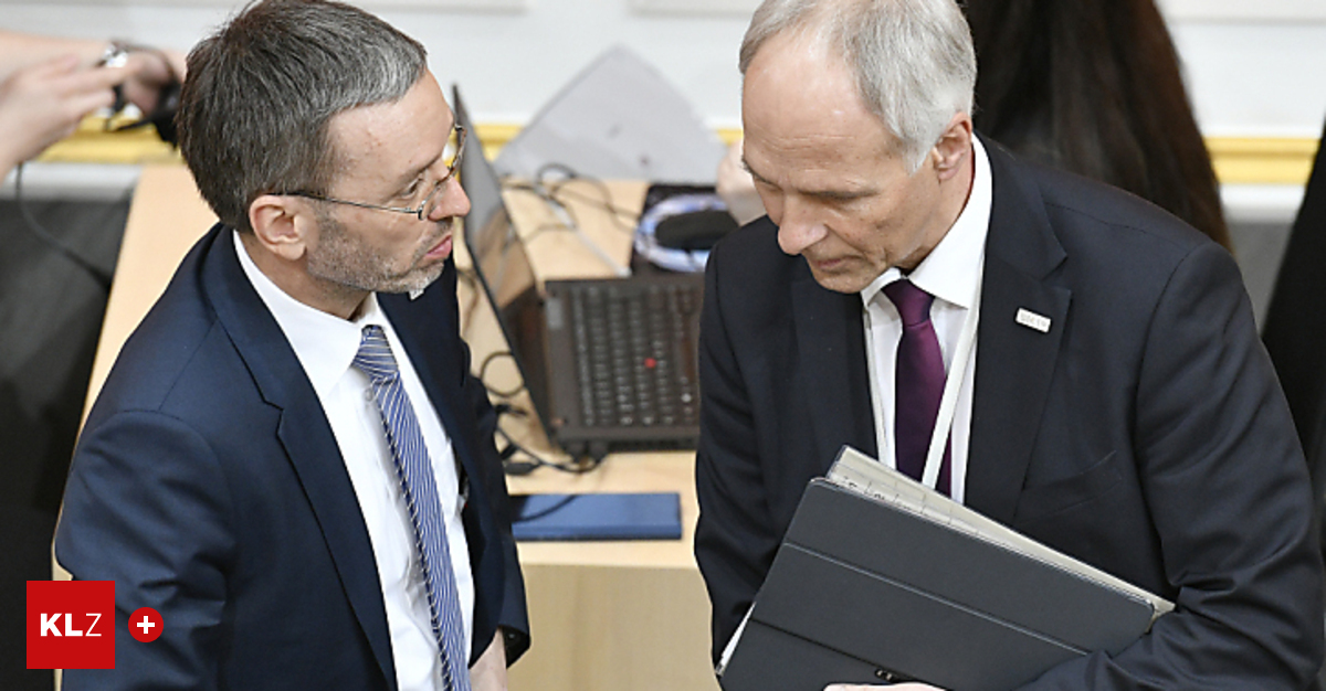 BVT-Affäre: Lob Kickls für Goldgrubers Loyalität
