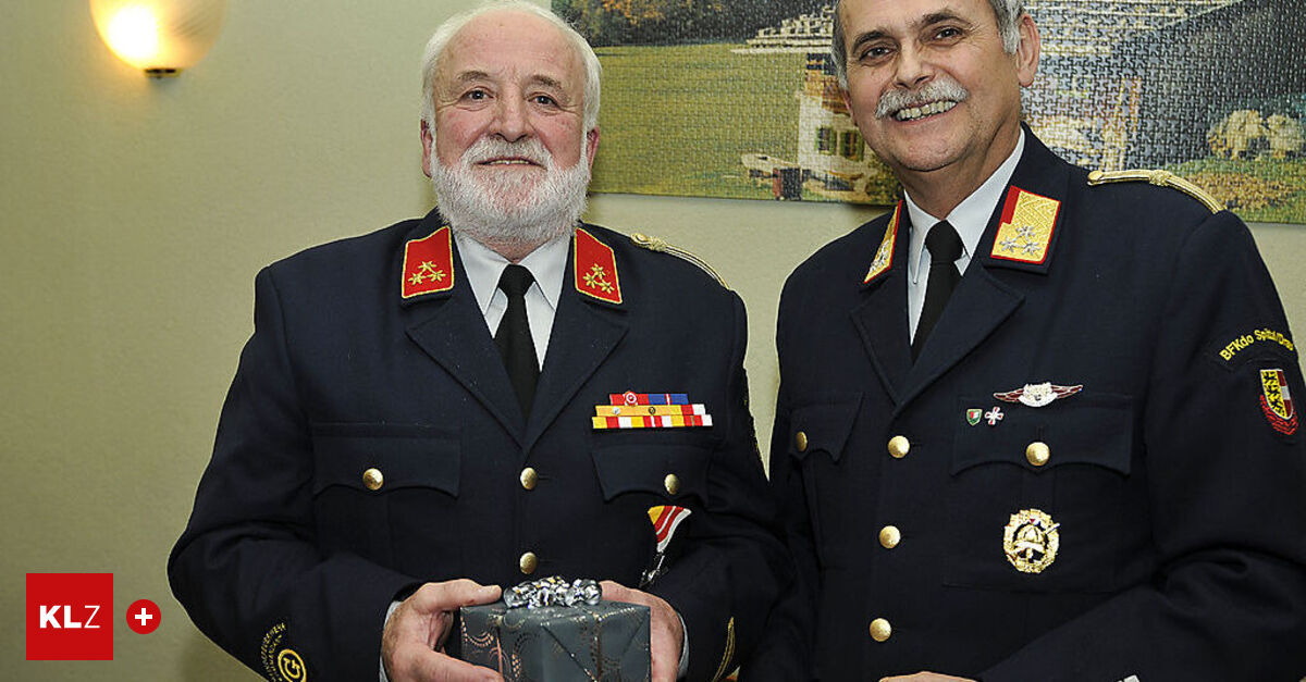 Radenthein: Ehrung für verdienten Feuerwehr-Kommandant Rudolf Obermann