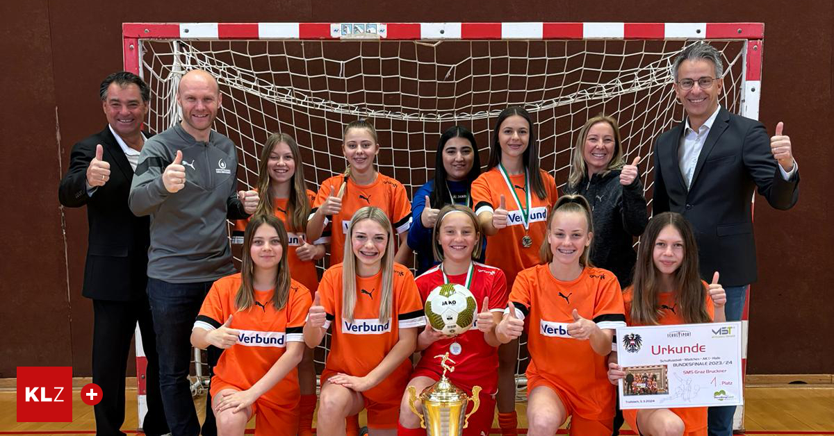 Staatsmeisterinnen: Die besten Futsal-Schülerinnen kommen aus Graz