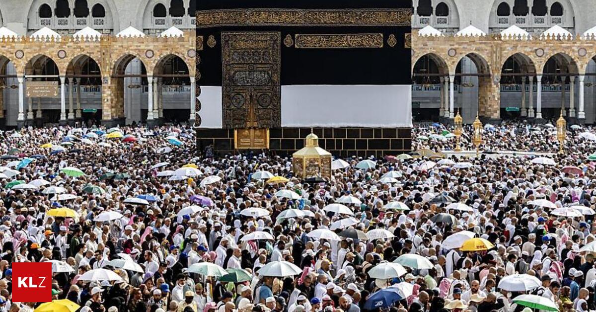 51,8 Grad in Mekka-Moschee: Mindestens 570 Tote bei muslimischer ...