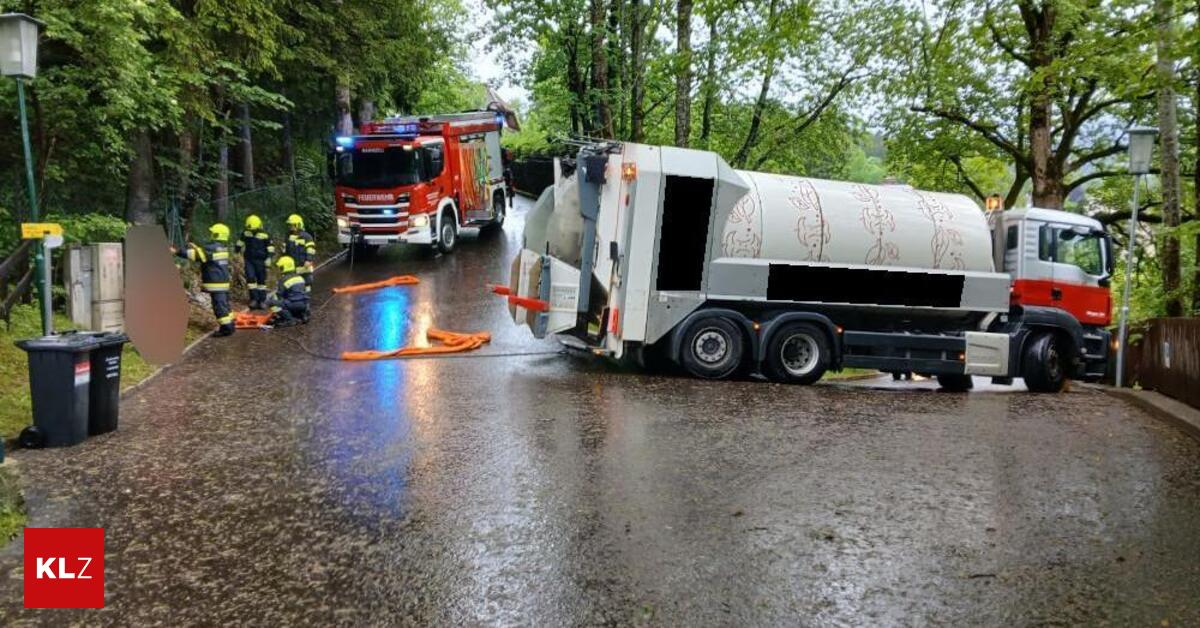 Mariazell: Für Lkw ging es in steiler Straße weder vor noch zurück