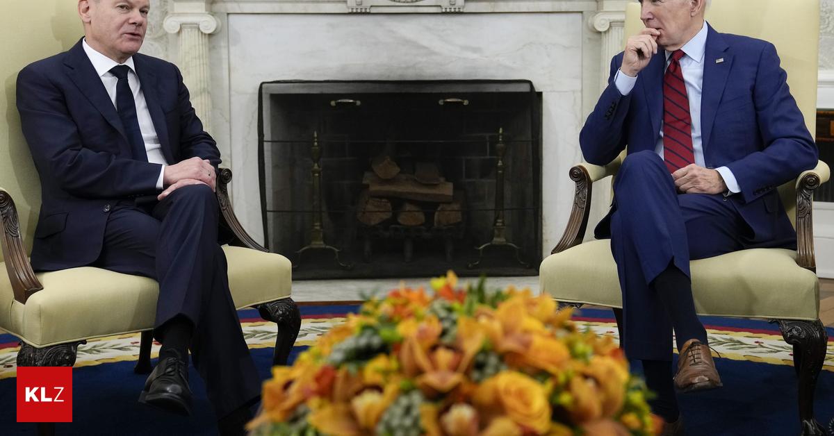 USA-Besuch: Biden und Scholz betonen Gleichklang bei Ukraine-Hilfe