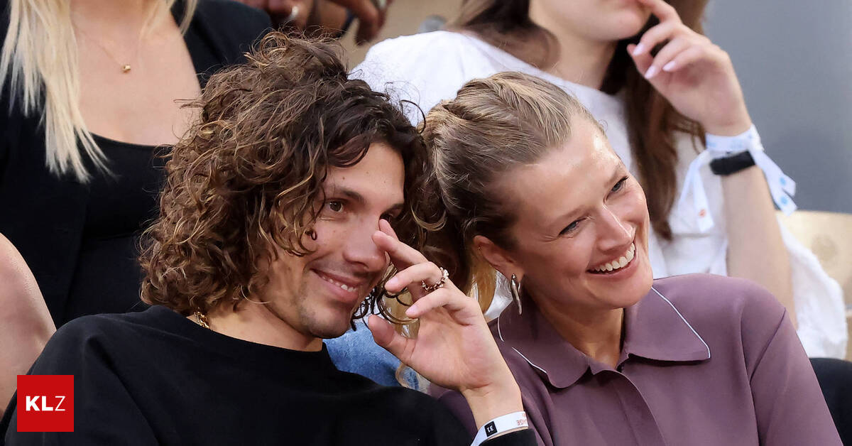 Küsserei bei French Open: Toni Garrn mit neuem Mann an ihrer Seite