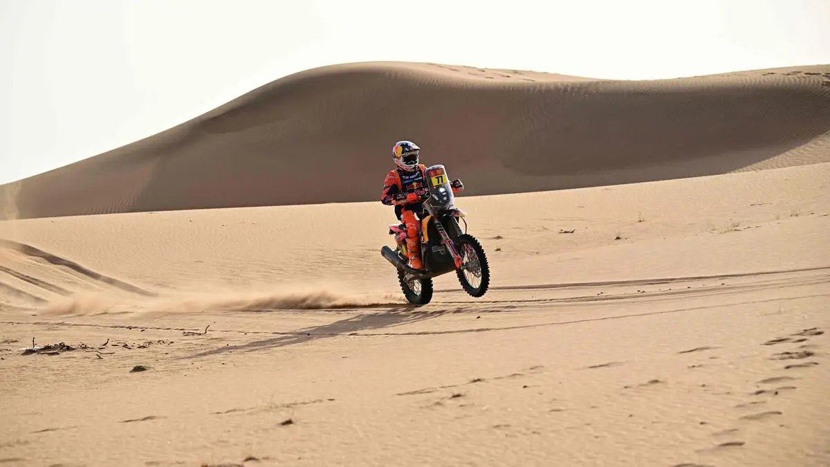 Rallye Dakar: Führungswechsel bei den Motorrädern - Mateschitz stürzt ab