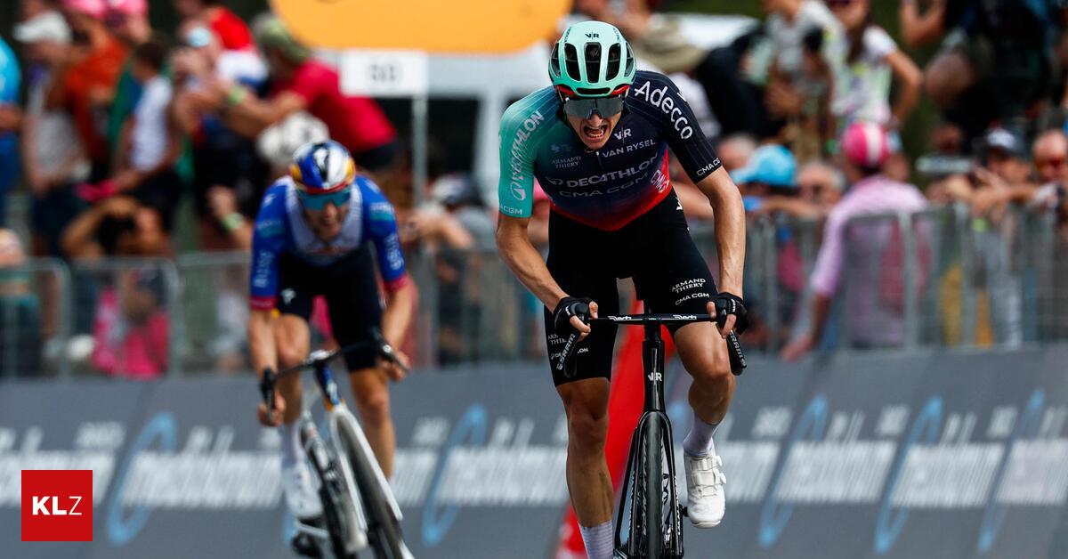 Radsport: Gall bleibt beim Giro weiter auf Podestkurs