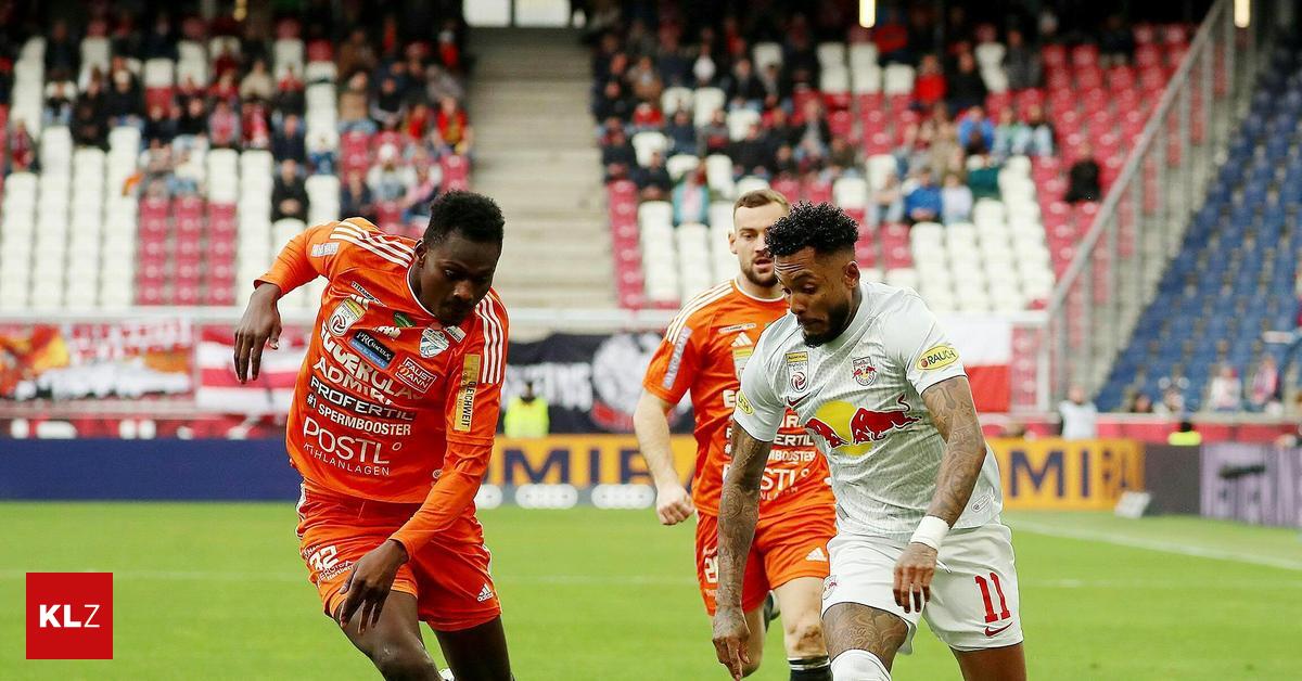 Salzburg – Hartberg 5:1: Hartberg in Salzburg nach Rot für Ibane Bowat ...