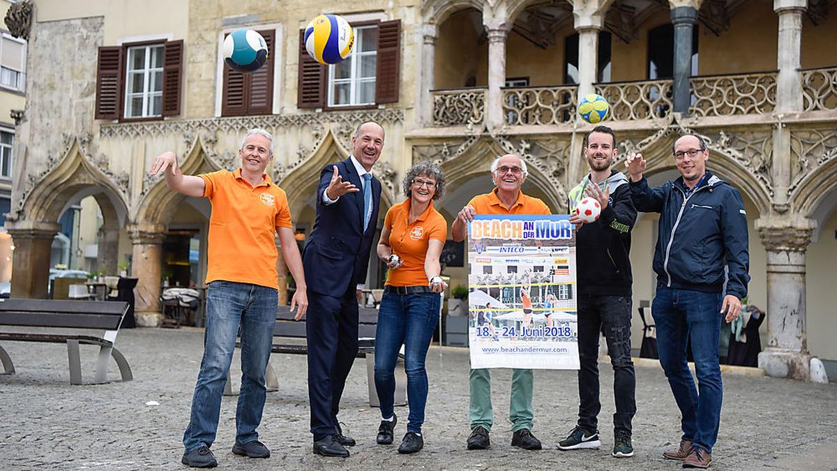 Bruck an der Mur: Es wird wieder im Sand gespielt