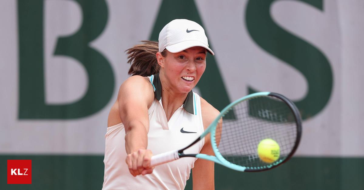 French Open : Nachwuchs-Ass Lilli Tagger stürmte ins Pariser Halbfinale