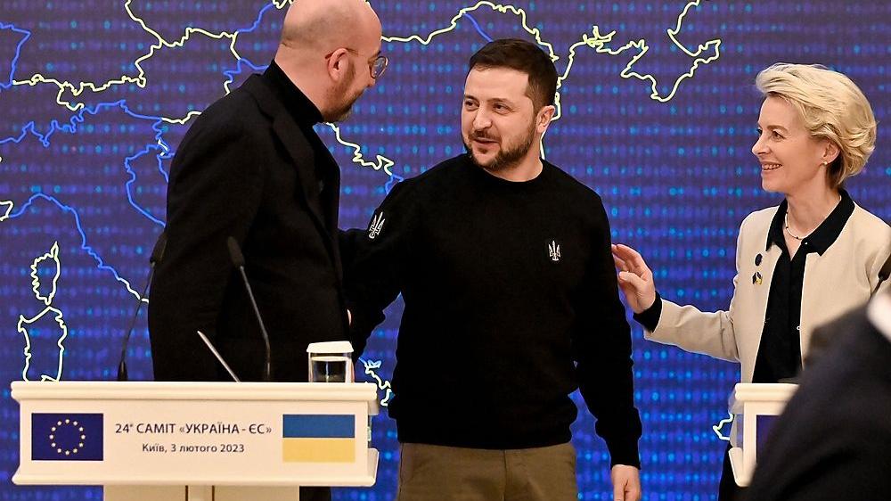 EU-Ukraine-Treffen in Kiew: Selenskyj will noch heuer in die Europäische Union