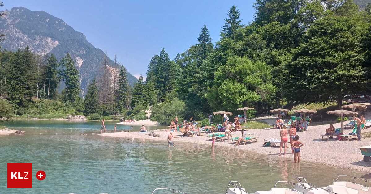 Bad am Raibler See bei Tarvis ist wieder geöffnet