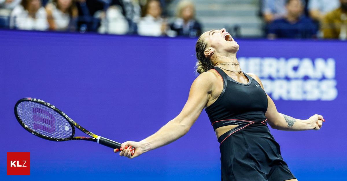 Tennis in New York: Sabalenka und Anisimova stehen im US-Open-Endspiel