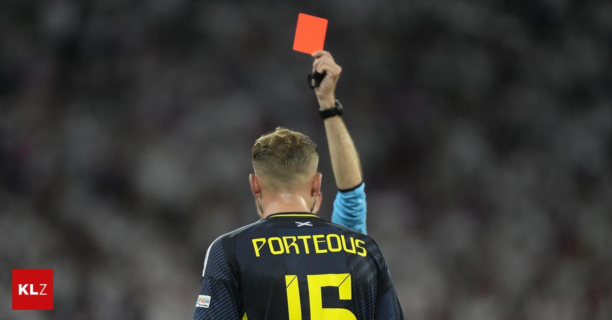 Nichts für schwache Nerven: Schottlands Ryan Porteous sieht nach ...