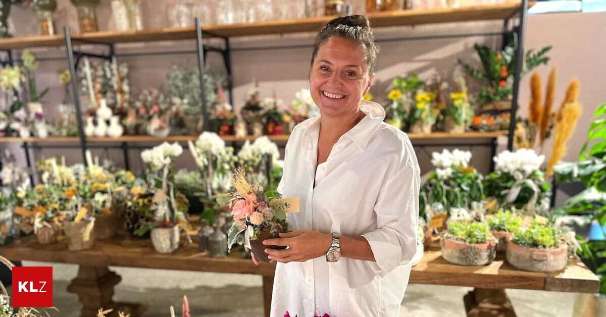 „Bunt und Grün“ : Blumengeschäft eröffnet im Wolfsberger Euco-Center