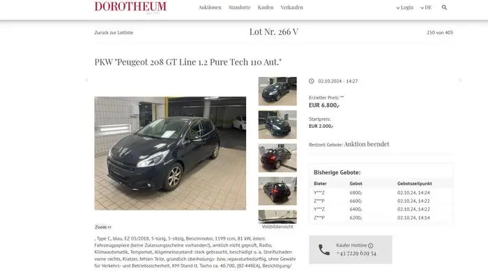 Für 6.800 Euro: Erstes beschlagnahmtes Raserauto kam unter den Hammer