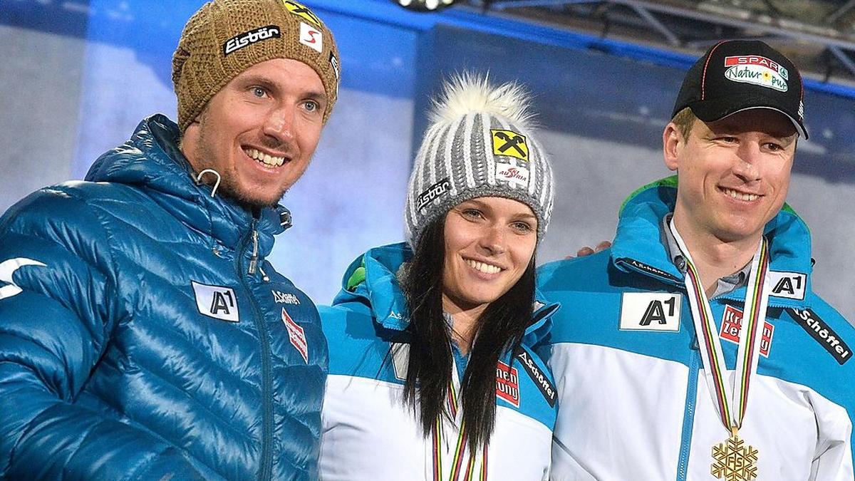 Ski/Snowboard: ÖSV-Asse wurden in Wien geehrt und gefeiert