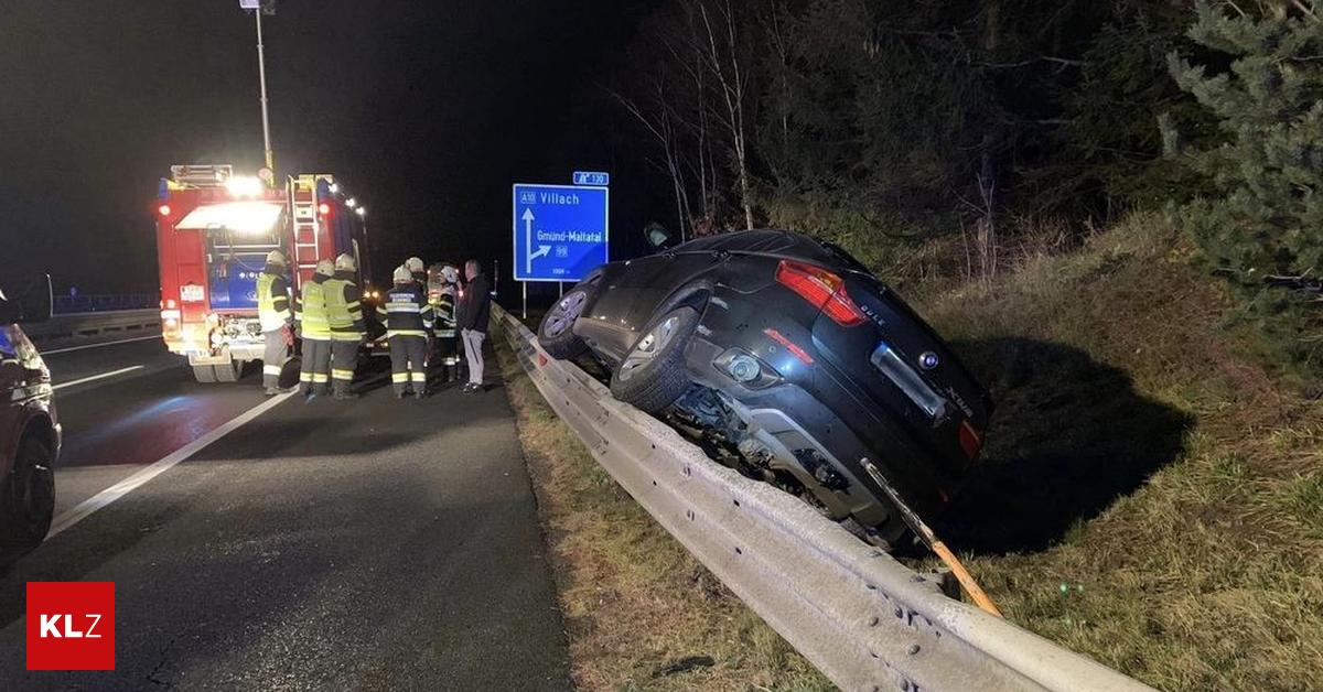 Drei Fahrzeuge involviert: Alkolenker verursachte Unfall auf Tauernautobahn