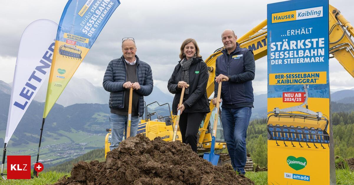 Am Hauser Kaibling fährt ab Winter eine neue 8er-Sesselbahn