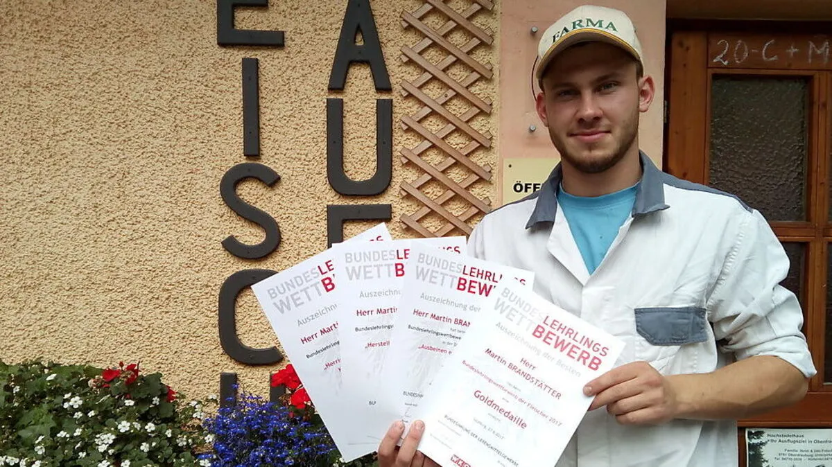 Feistitz/Gail, St. Lorenzen im Lesachtal: Gold für Fleischerlehrling ...