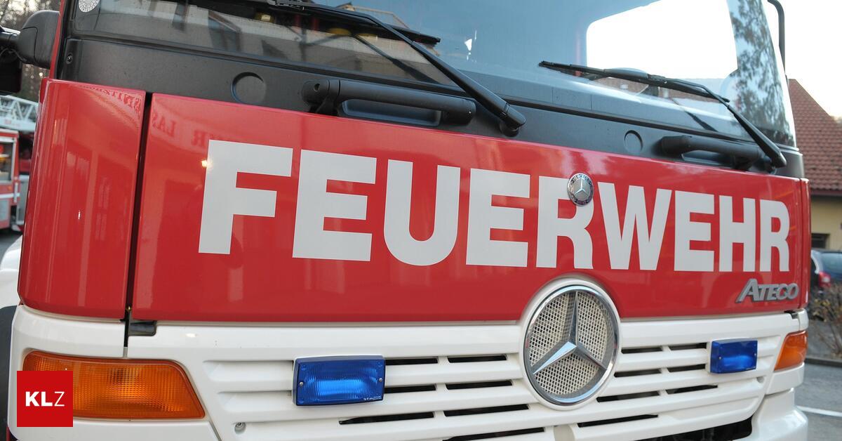 Großklein: Pkw fing Feuer, Lenker konnte sich retten