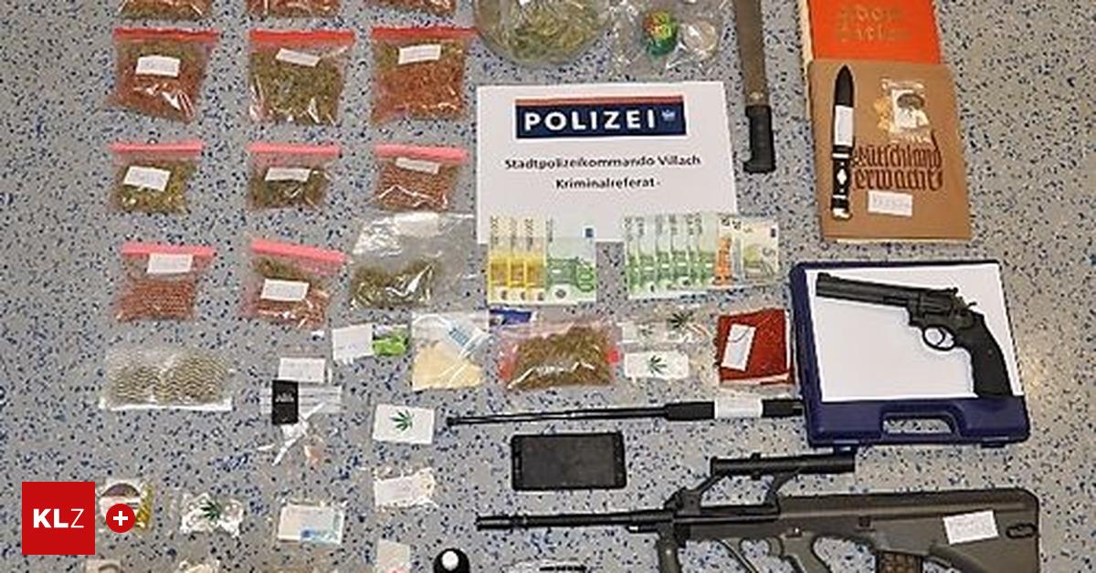 In Villacher Wohnung: Sturmgewehr, Cannabis, Ecstasy und Hitler-Buch ...