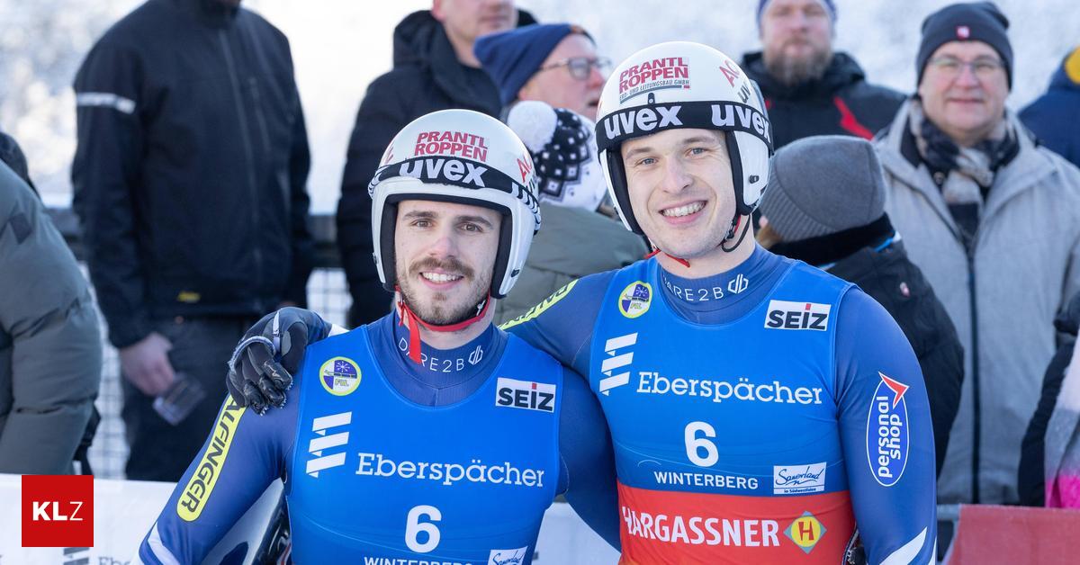 Rodeln: EM-Bronze im Doppelsitzer für Juri Gatt und Riccardo Schöpf