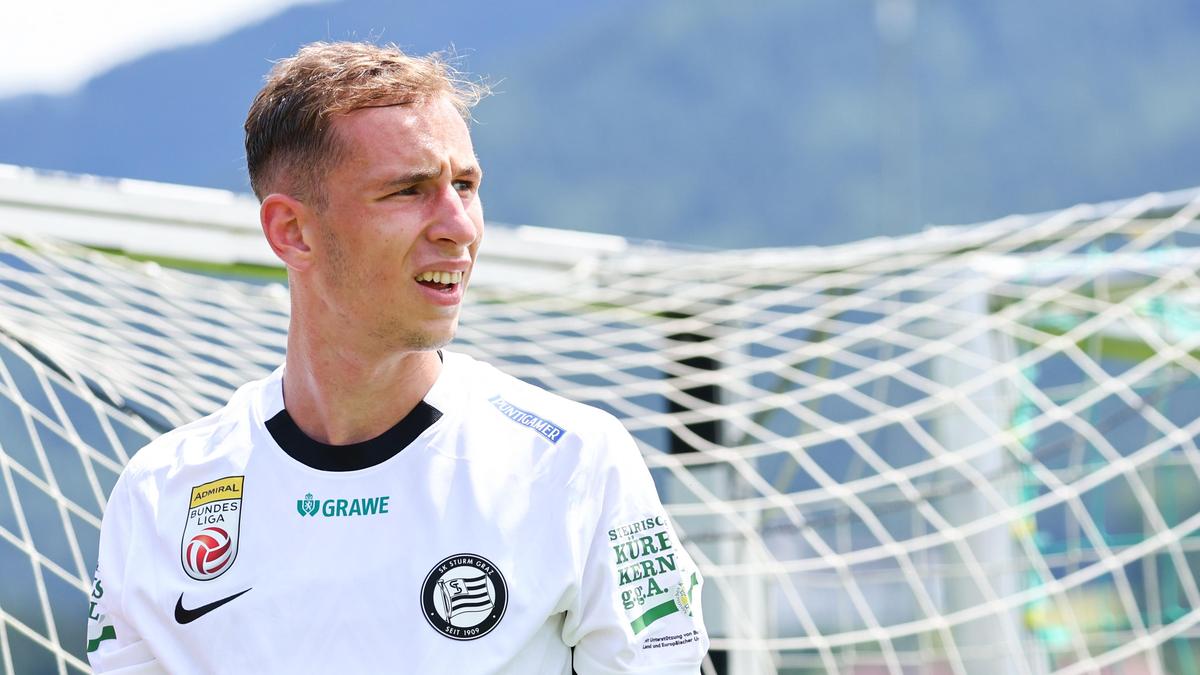 Sturm-Neuzugang Lovro Zvonarek: Die Bayern-Leihgabe fühlt sich in Graz ...