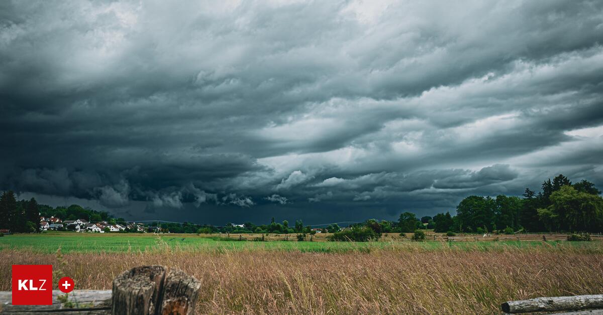 Das Wochenende bringt Gewitter und Hagel in die Steiermark