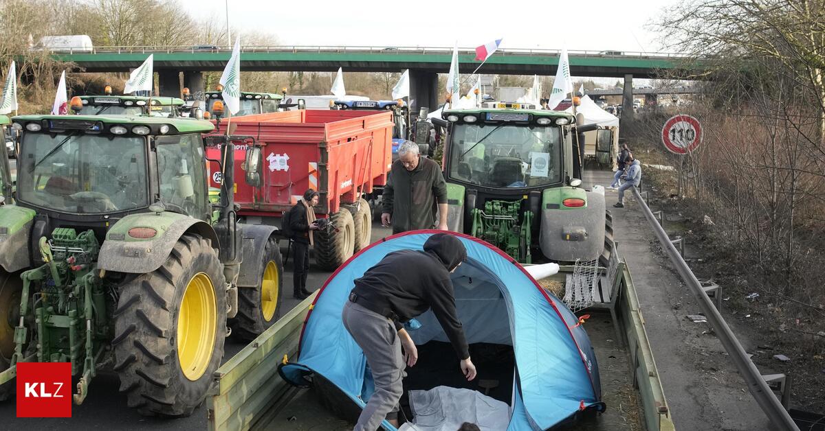 „Belagerung“ von Paris geplant: Bauernproteste schwappen auf immer mehr ...