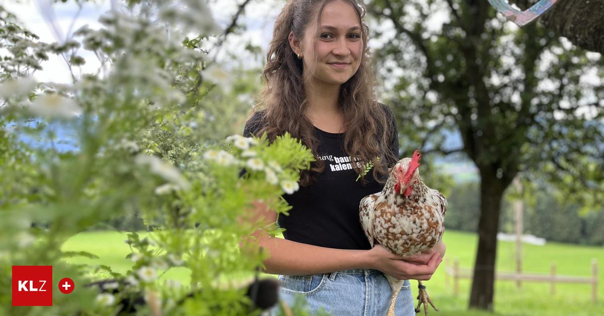 Model im Jungbauernkalender: „Früher waren sie Hausfrauen, heute fahren ...