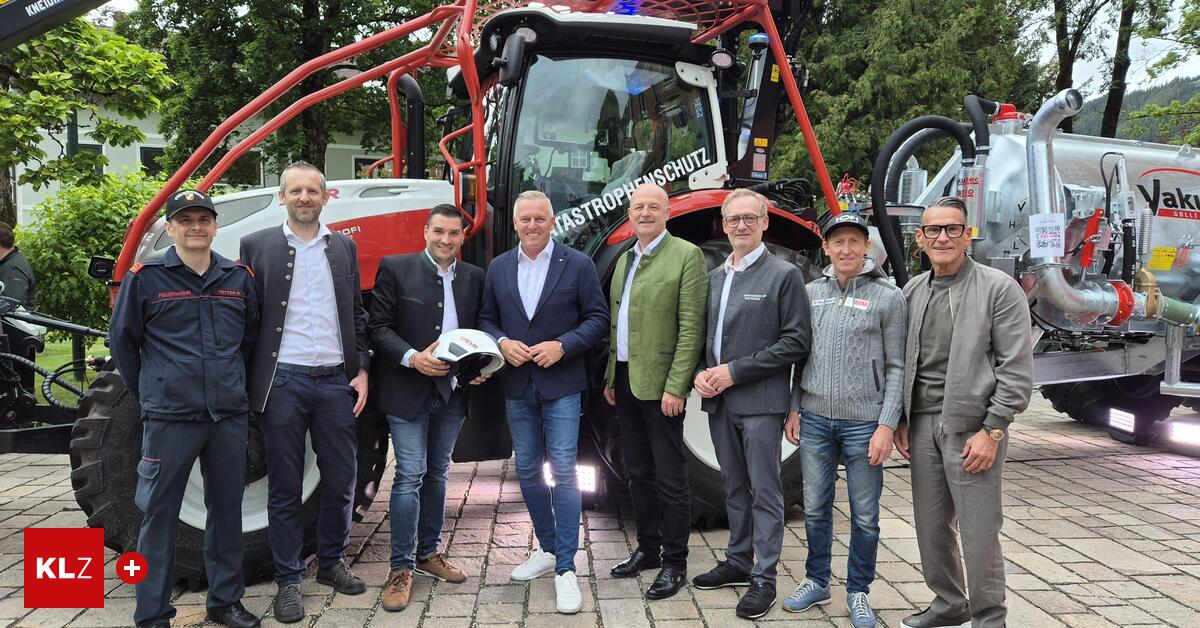 Pilotprojekt: Schladminger Feuerwehr testet ersten Floriani-Traktor von ...