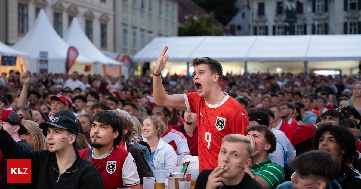 Döner oder Schnitzelsemmel? : Video: So fieberten die Fans in Graz mit ...