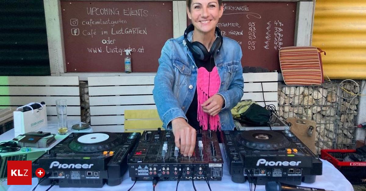 Besonderer Auftritt: Sie heizt als DJane den Gästen am Wiesenmarkt ein