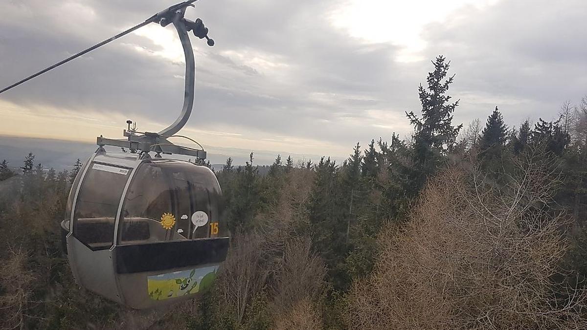 Revision: Die Schöckl-Seilbahn steht ab Montag still