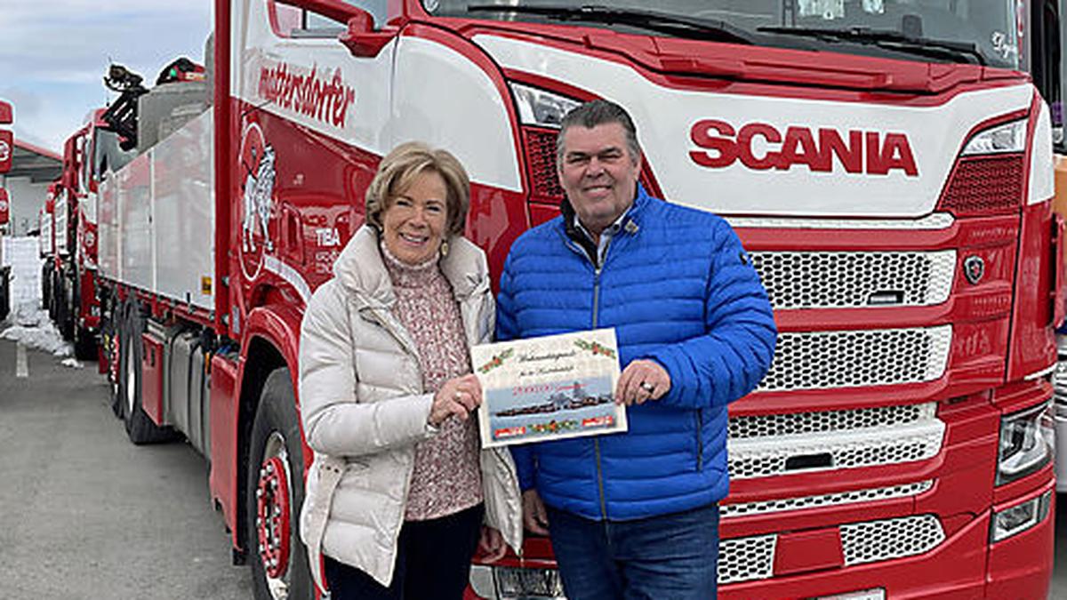 St. Veit | Firma Mattersdorfer Transporte spendete an die Kinderkrebshilfe