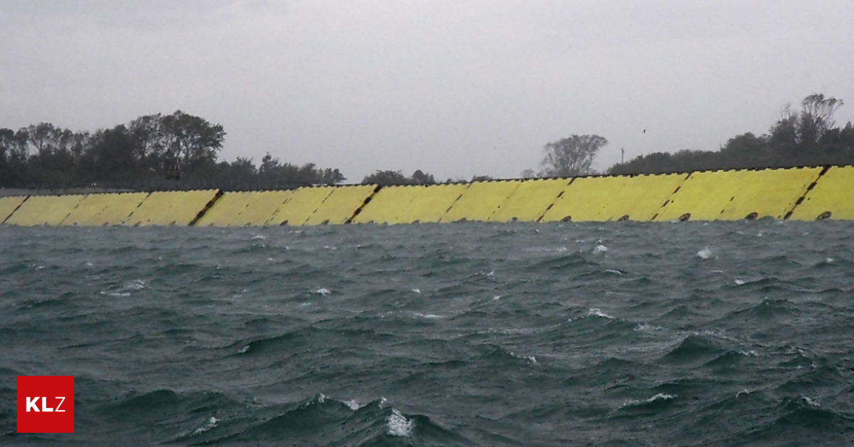 Warmer Schirokko-Wind: Dammsystem MOSE bewahrte Venedig vor Hochwasser