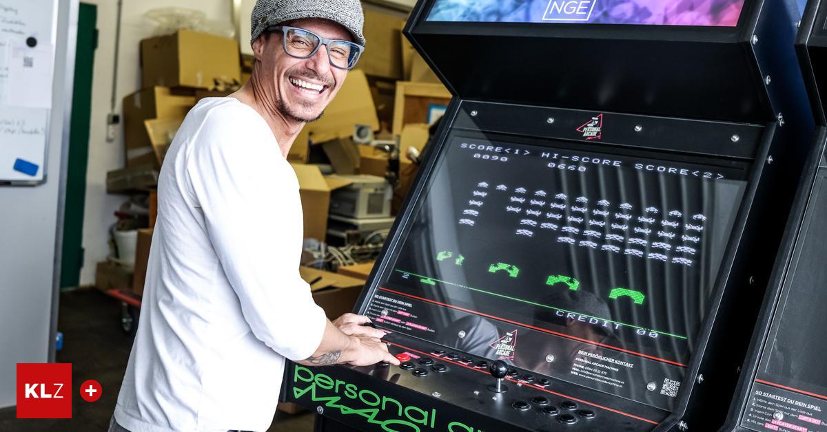 Comeback der Retro-Games: Kärntner baut 80er-Jahre-Spielgeräte