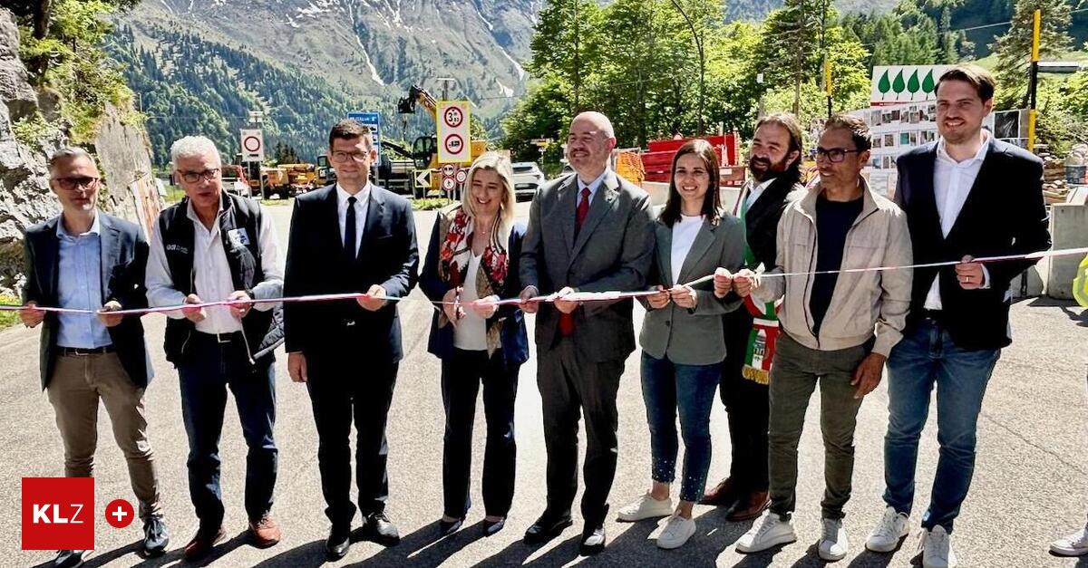 Straße über den Plöckenpass nach 902 Tagen wieder geöffnet